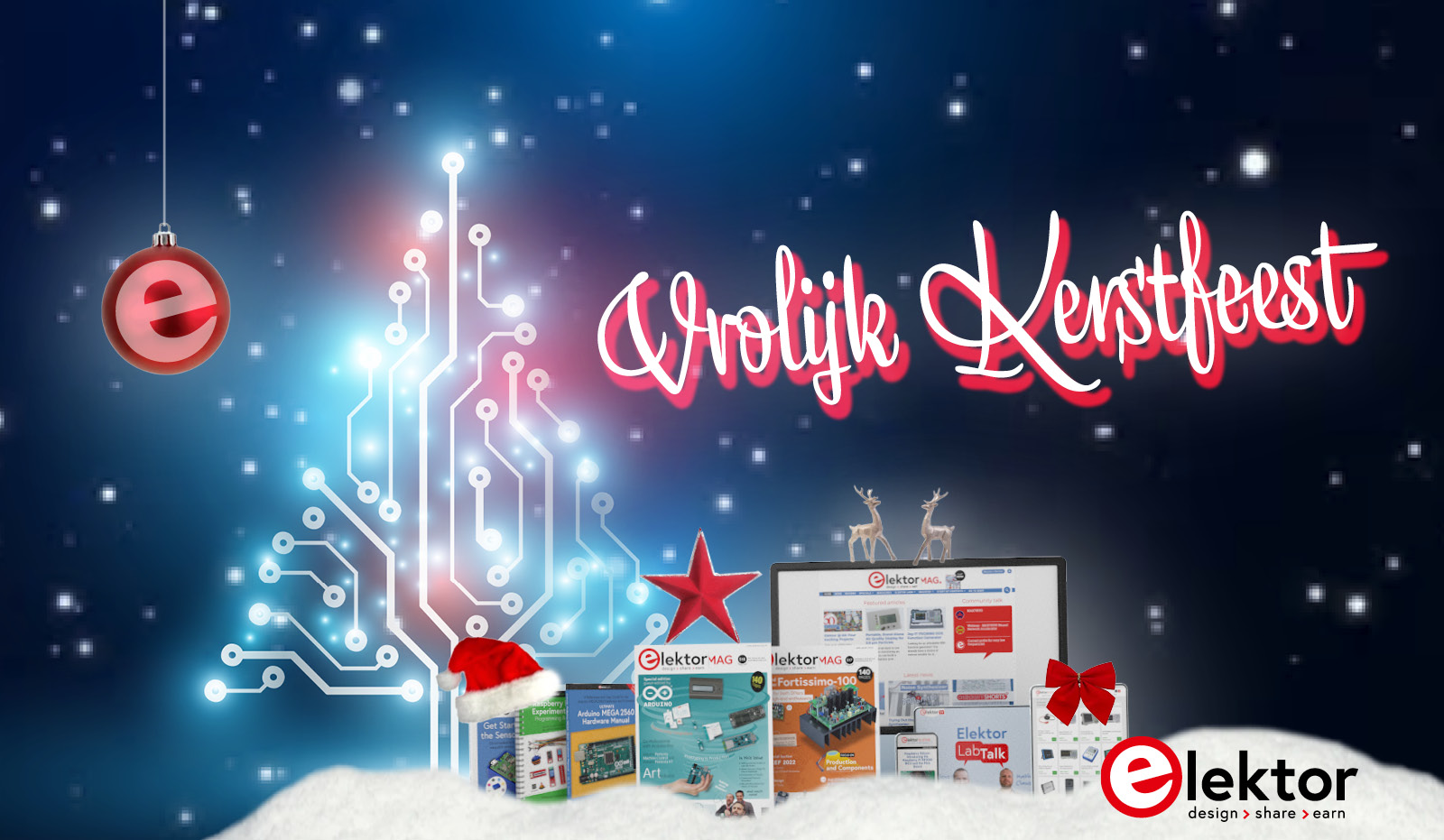 Vrolijk Kerstfeest 2022! | Elektor Magazine