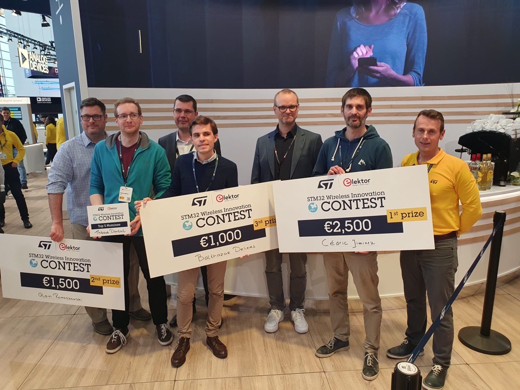Stm32 Wireless Innovation Design Contest Announces Winners Elektor Magazine 