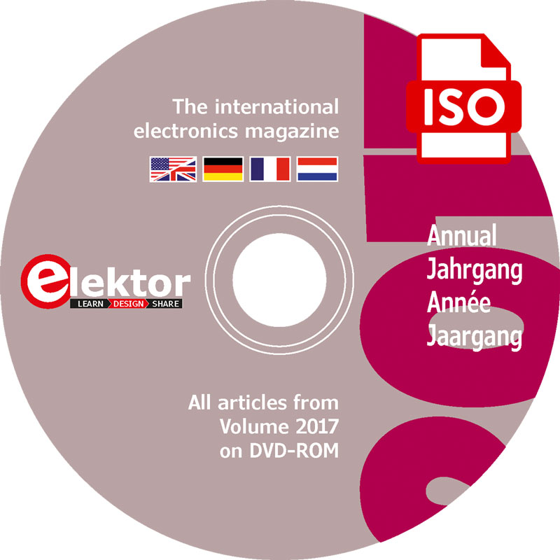 Elektor Jaargang DVD 2017: Download exclusief voor leden | Elektor Magazine