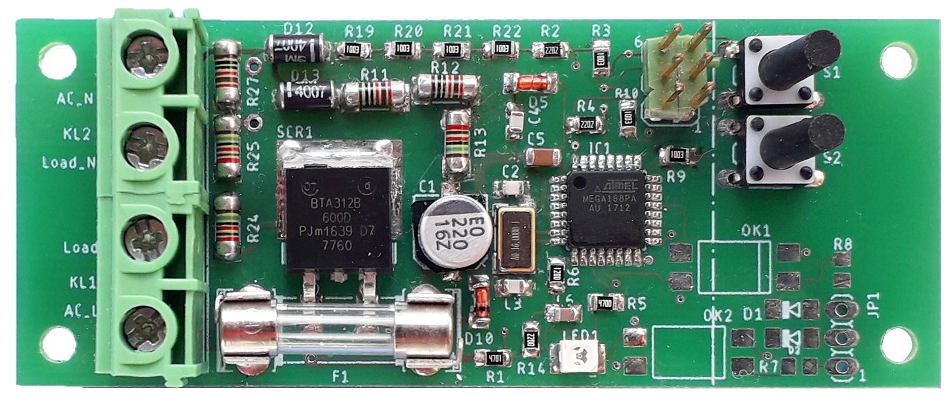 Universele triac-stuurmodule met ATmega | Elektor Magazine