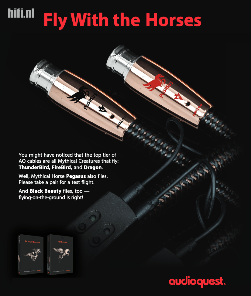 Review AudioQuest Mythical Horses Black Beauty en Pegasus XLR interlink