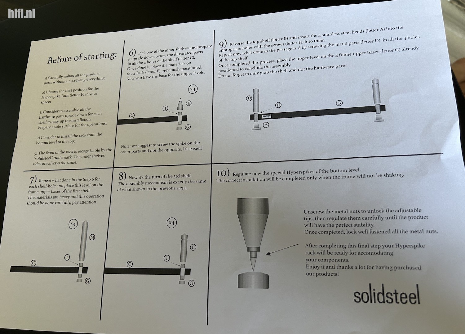 Review Solidsteel HY 4 wat een echte hifi set nodig heeft