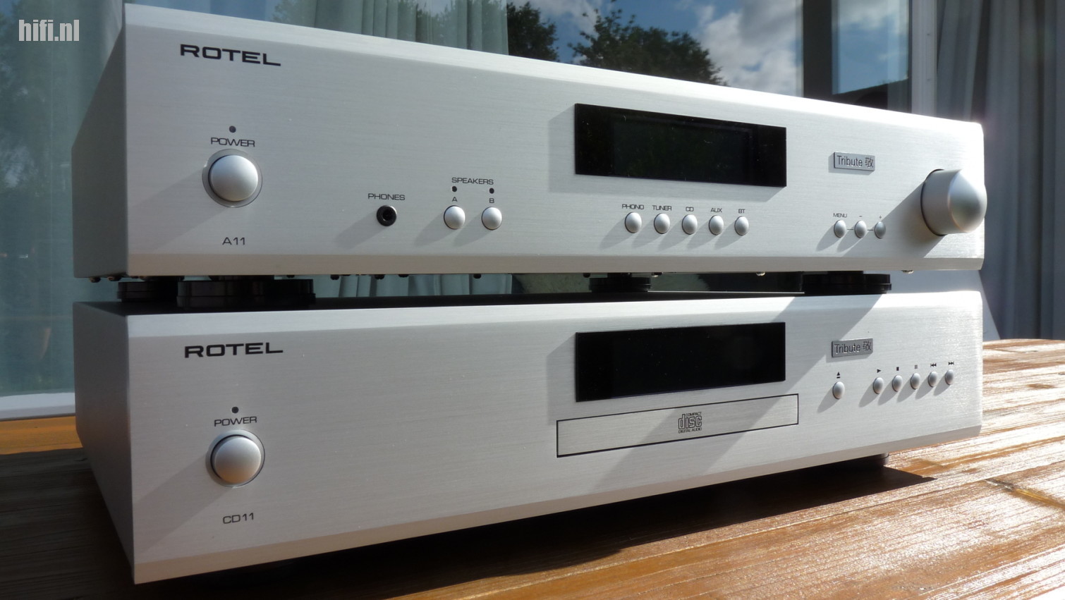 Review Rotel A11 en CD11 Tribute degelijke bouw, ingetogen vorm ...
