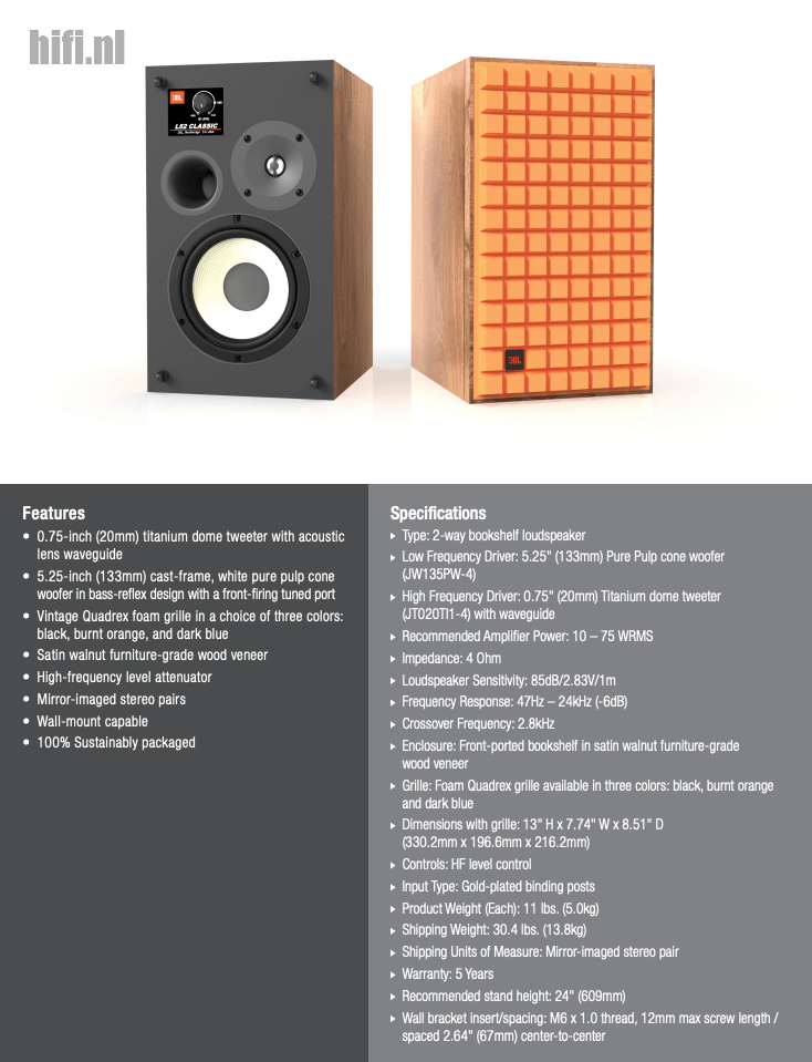 Review JBL L52 Classic