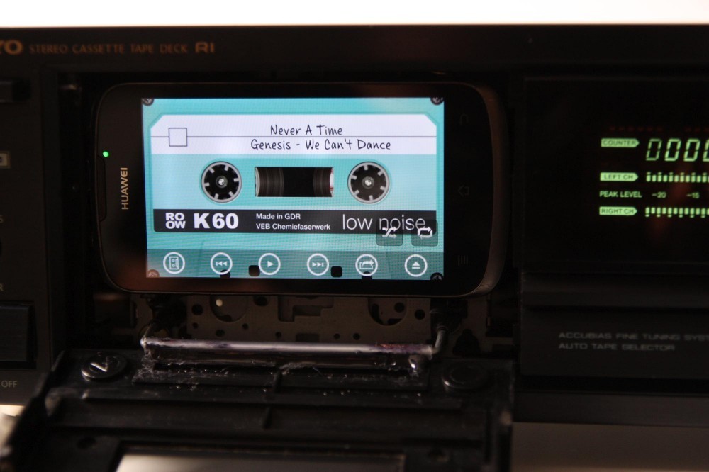 Tapeless Deck Project nieuwe stijl cassettedecks, zonder tapeloopwerk