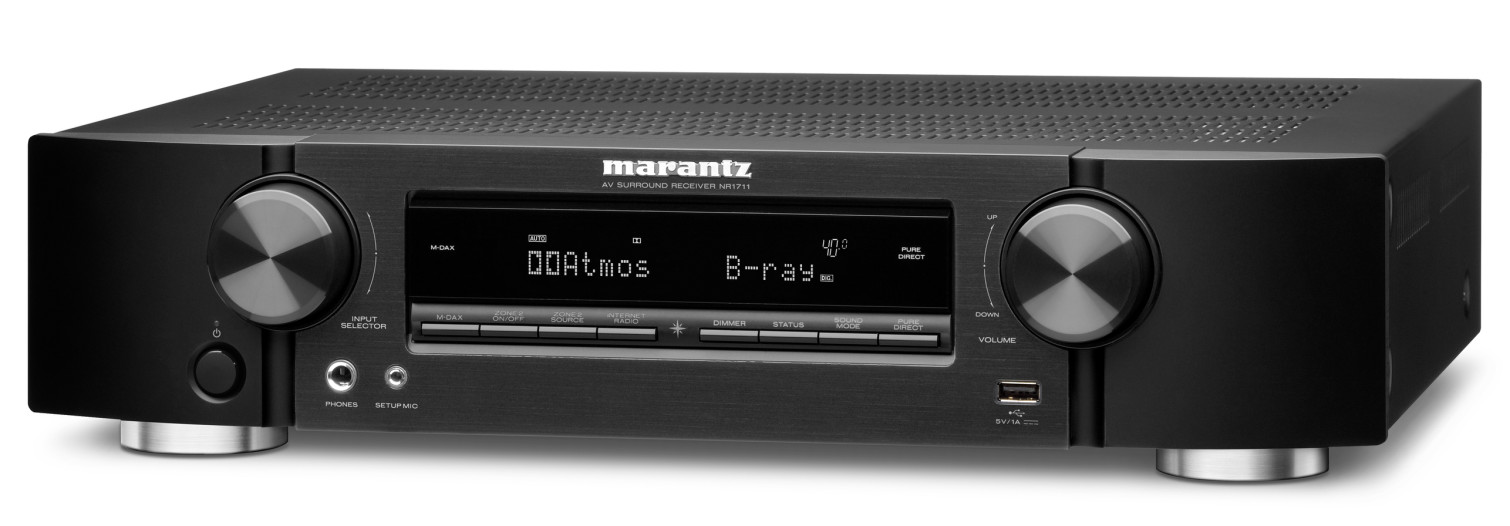 Marantz NR1711 nieuwe 8K Ultra HD slimline AV receiver