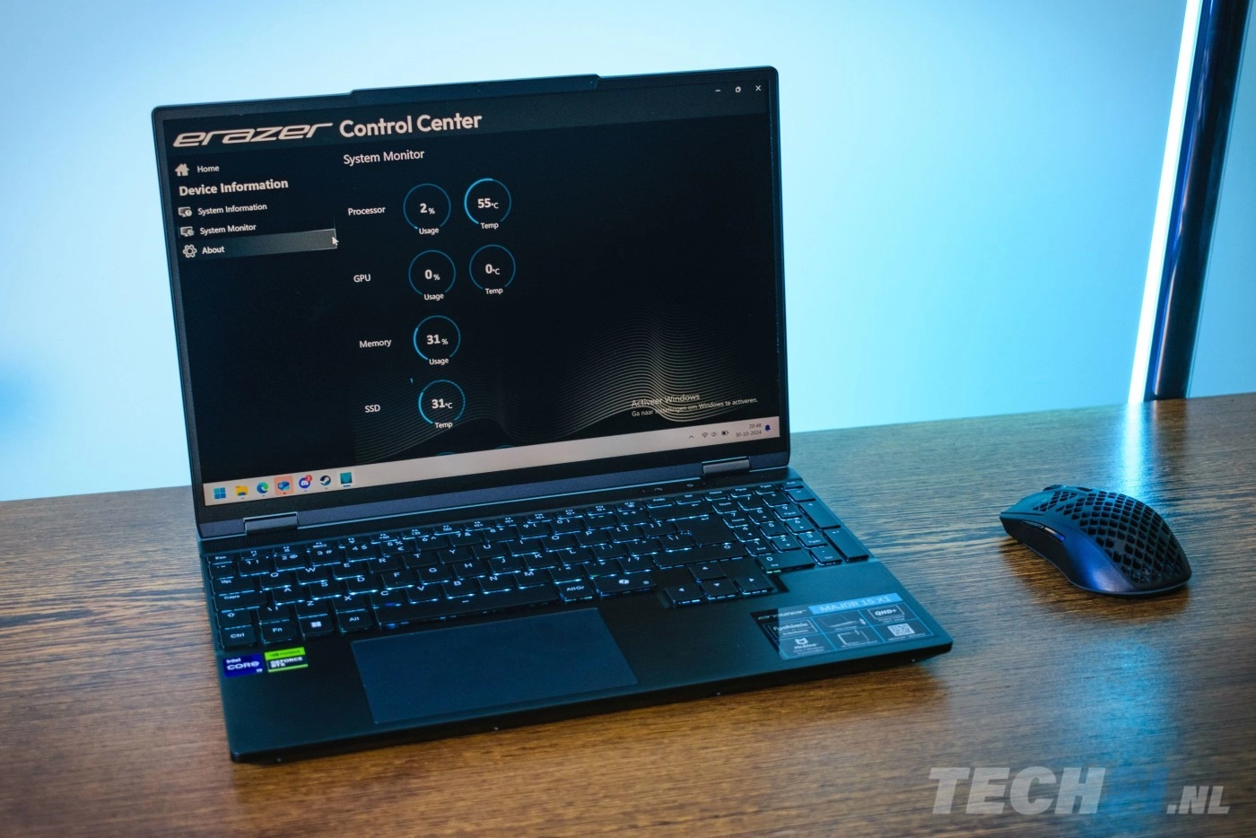 Erazer Major 15 X1 review: knappe gaming power house doet veel goed ...