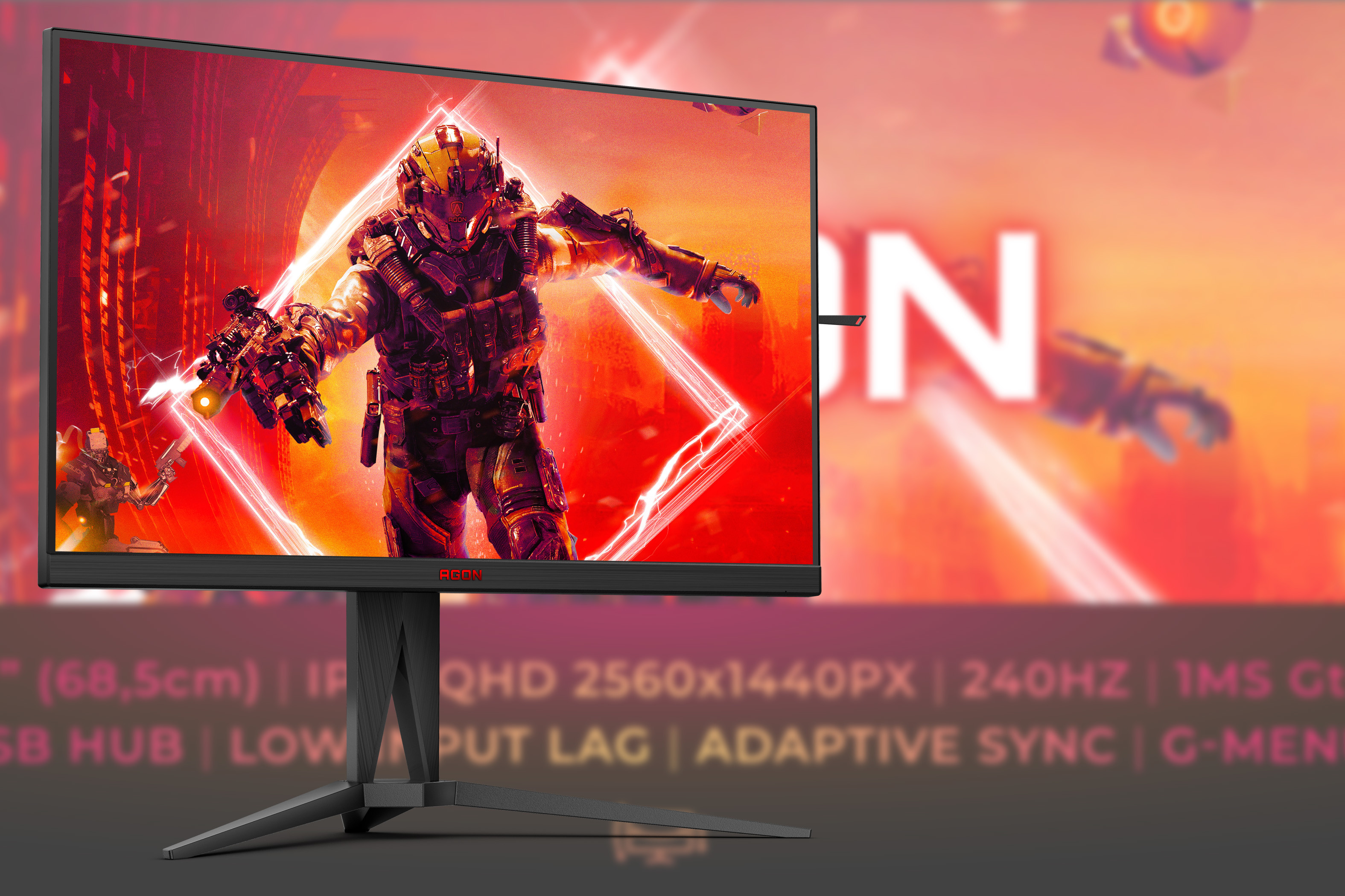 AOC Agon AG275QZ gaming monitor overklokt tot 270 Hz met Fast IPS | TechFi