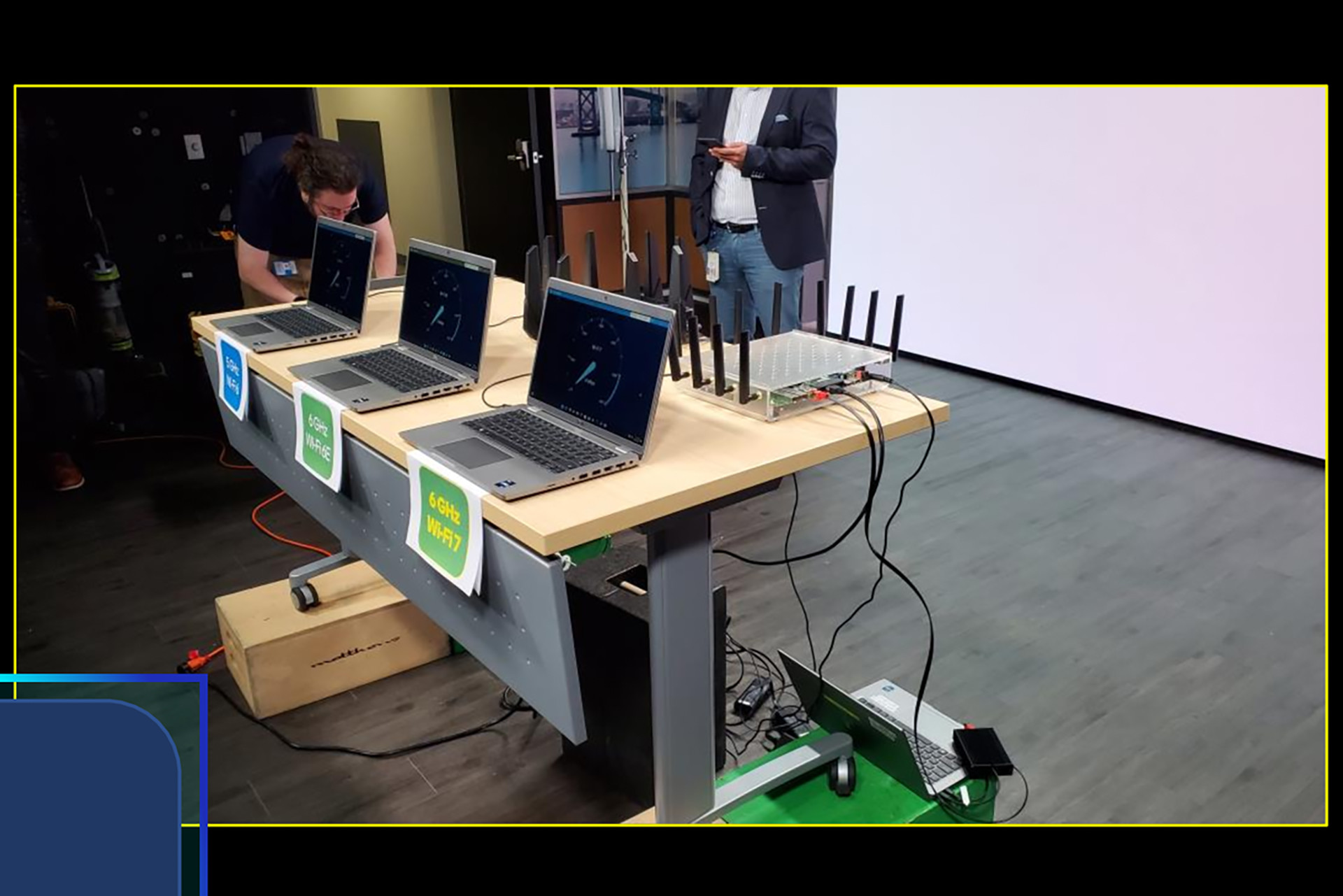 WiFi 7 demo van Intel en Broadcom haalt snelheid van 5 gigabit | TechFi