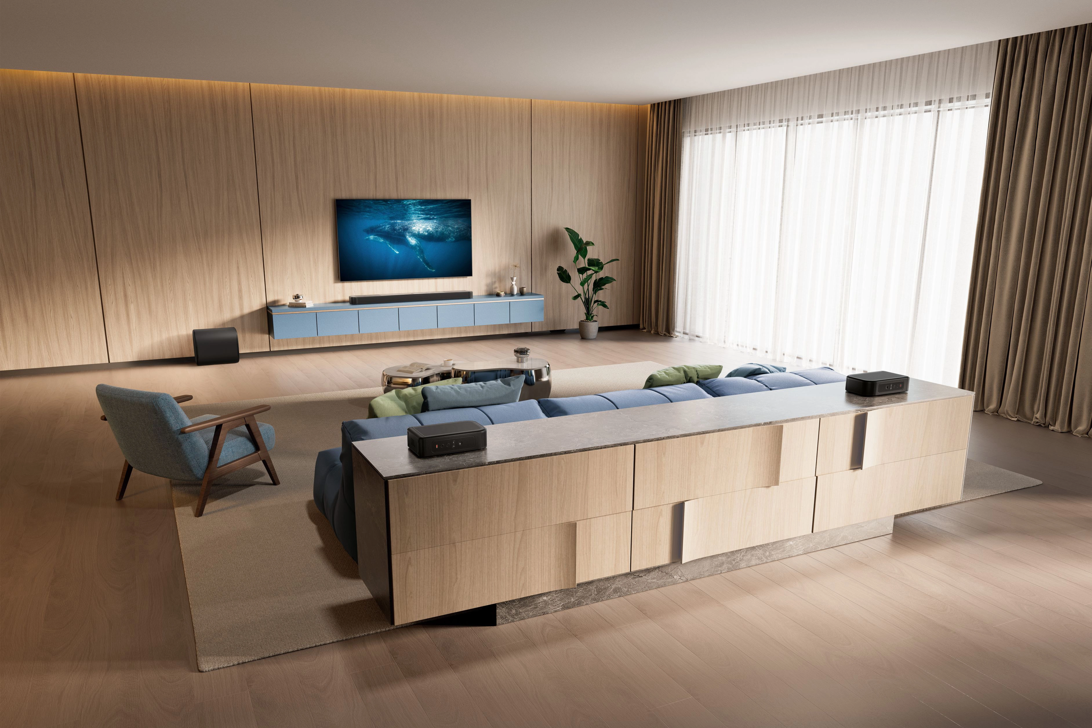 De JBL Bar 1300Mk2: 29 drivers, 2500 watt (en veel slimme snufjes) | TechFi