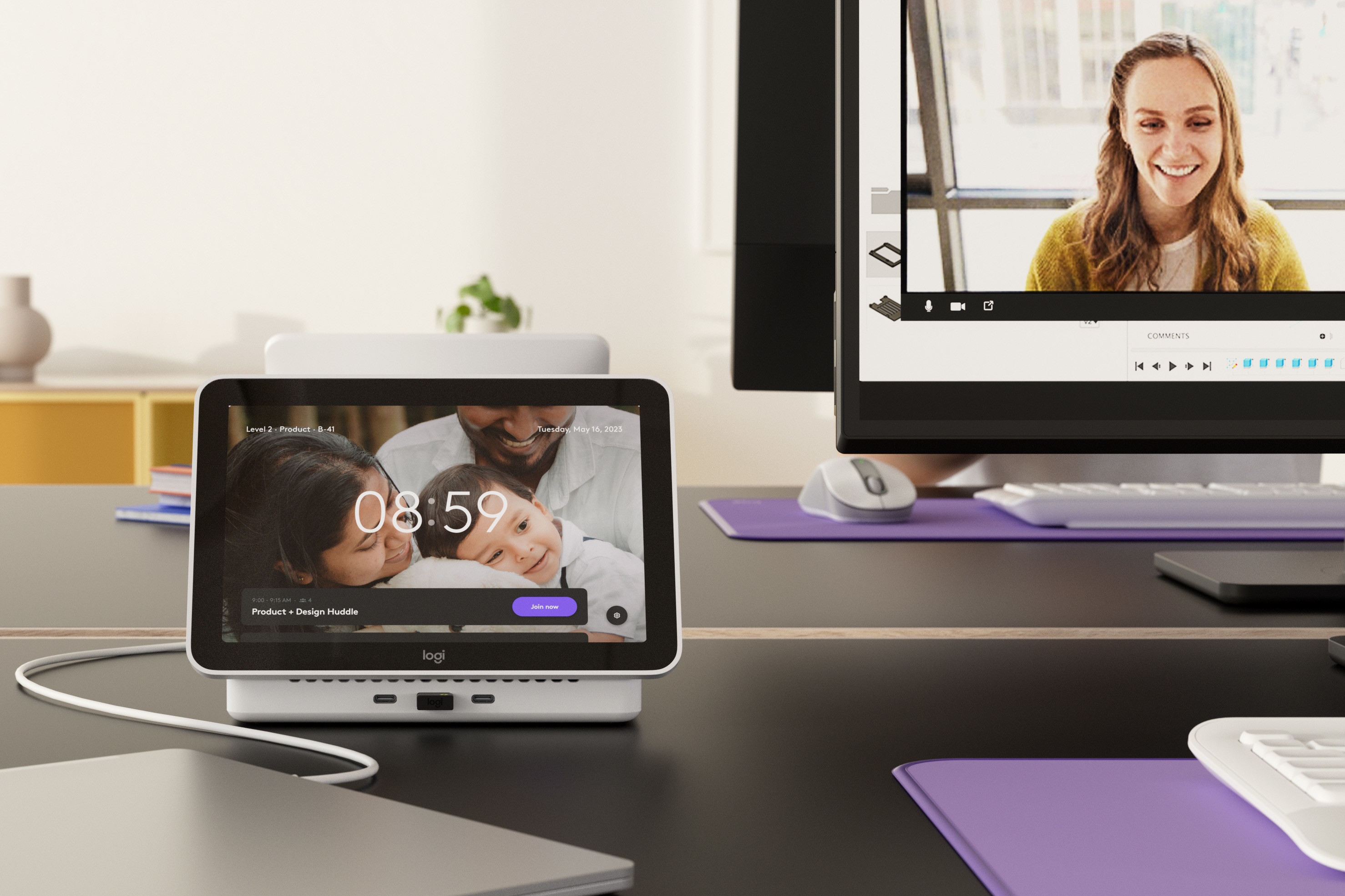 Logitech introduceert Rally Bar Huddle en Logi Dock Flex | TechFi